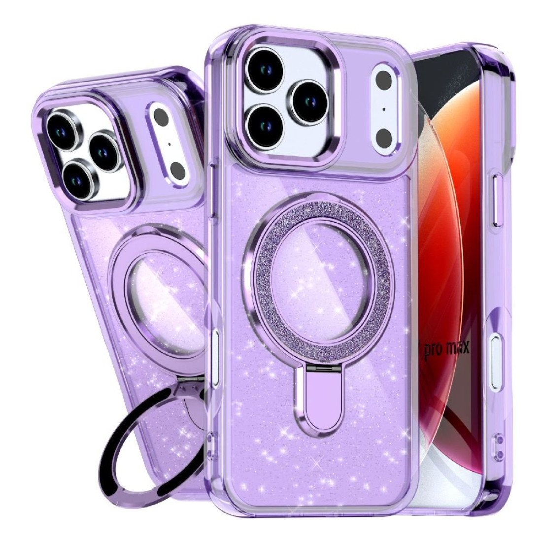 Shine Magsafe Case for iPhone 17 Pro Max (purple) | Wholesale
